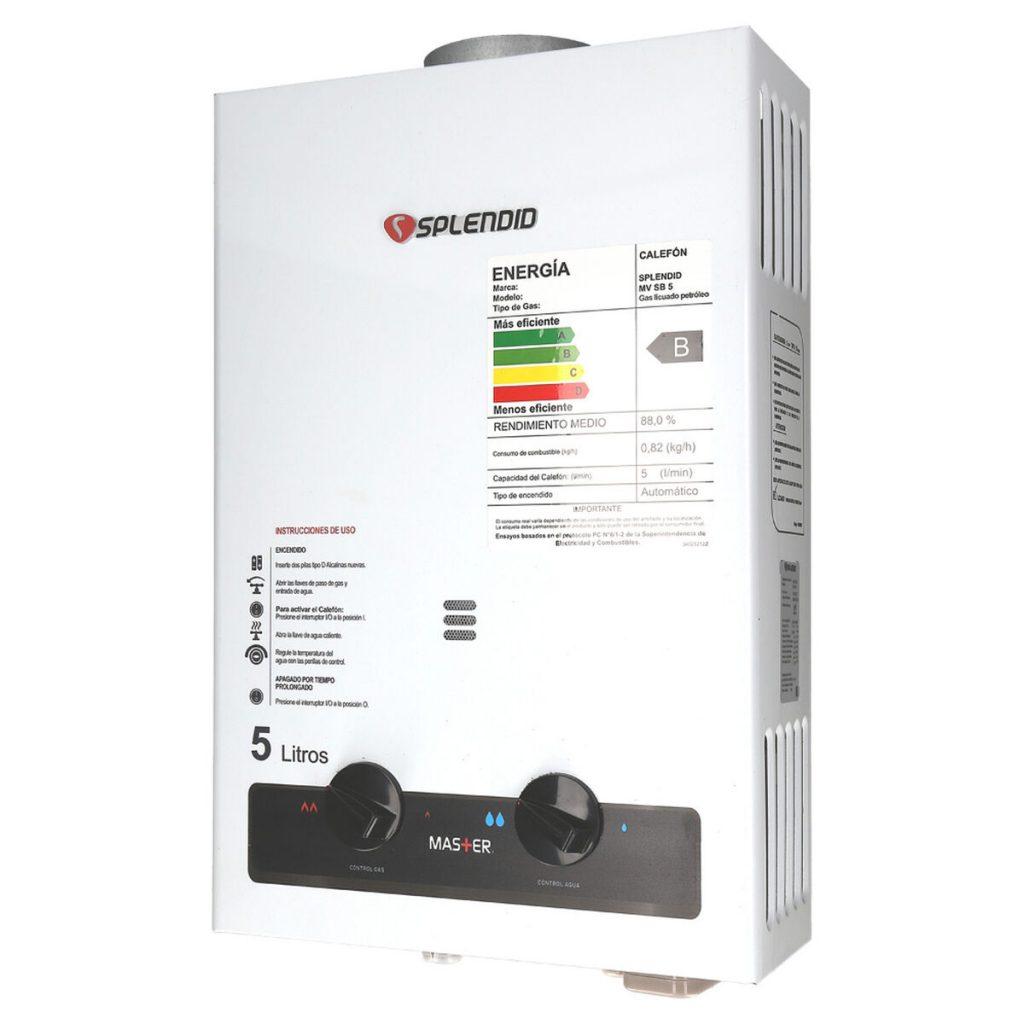 CALEFONT IONIZADO SPLENDID ULTRA MASTER 5 LITROS – Ferretería El Condor